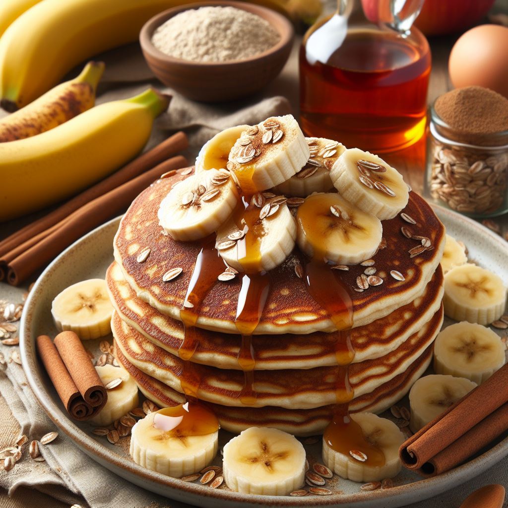 Panquecas de Banana e Aveia